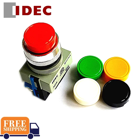 5個idecスイッチabw 22ミリメートルABW210 ABW211 ABW201 2.4gr b y 1NC 1NO自己リセットボタンスイッチABW211R ABW211G