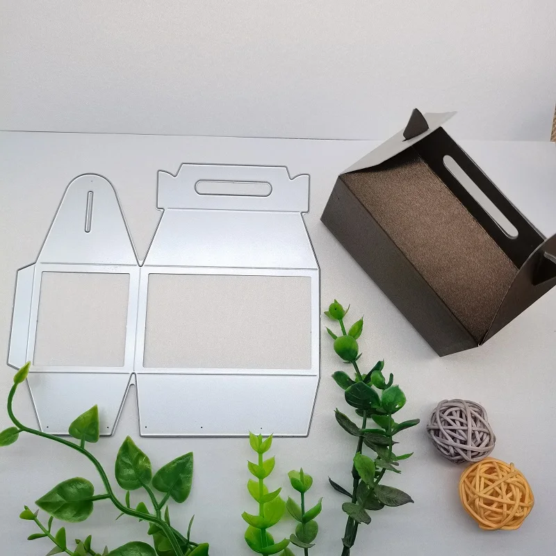 New Folding Box Carbon Steel Cutting Dies Craft Creative Scrapbook ...