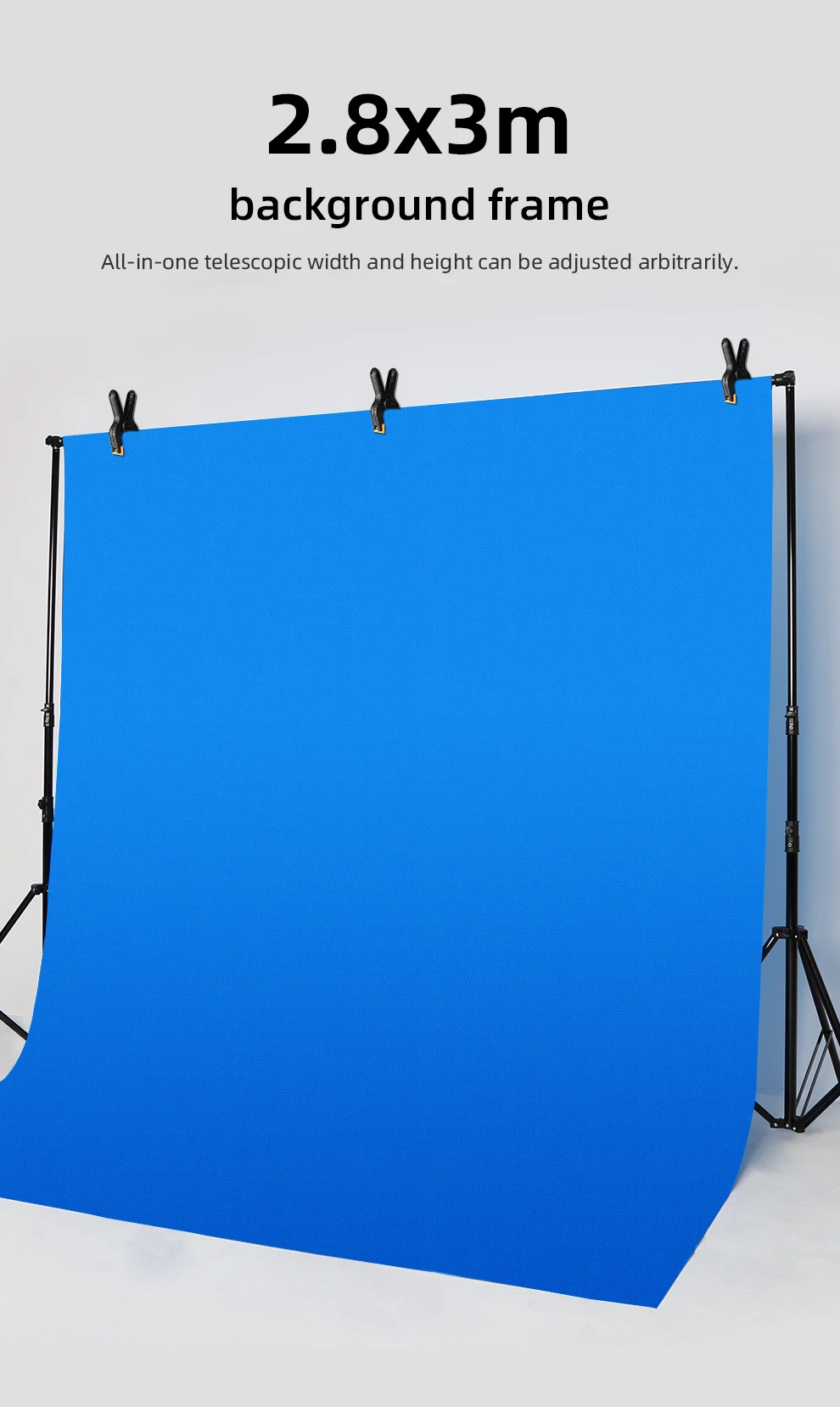 3in1 2.8x3m backdrop support system - Popocameras - Trusted Choice