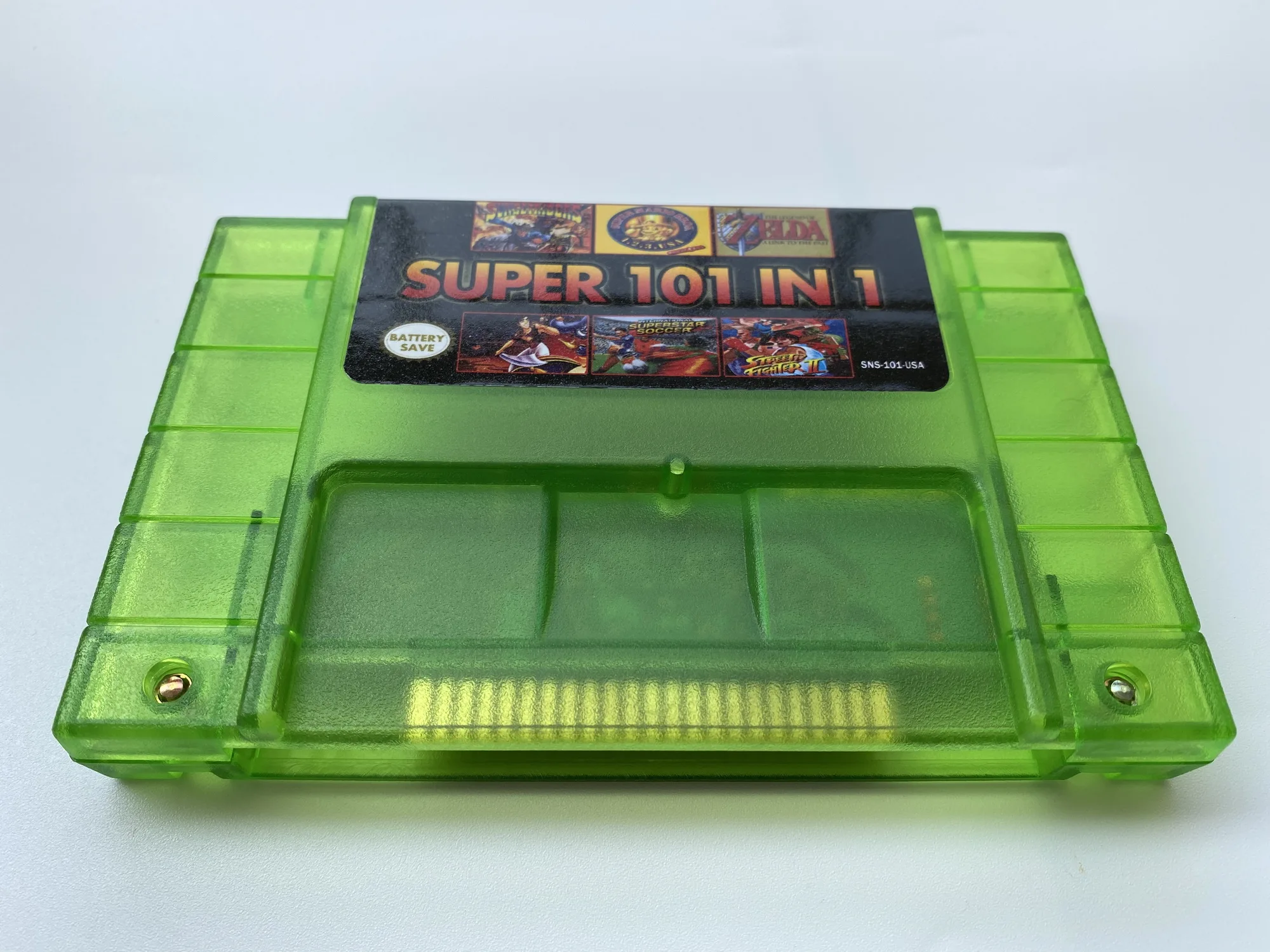 Game card Game Cartridge 16 Bit SNES Game Super 101 in 1 Game Card US ...