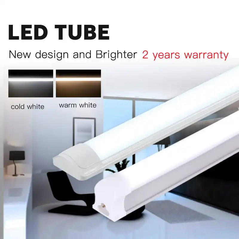 T5 T8 LED Tube Light 220V High Power 10W 20W Tube Bar 30/50cm 2ft Wall Lamp Lights Replace ...