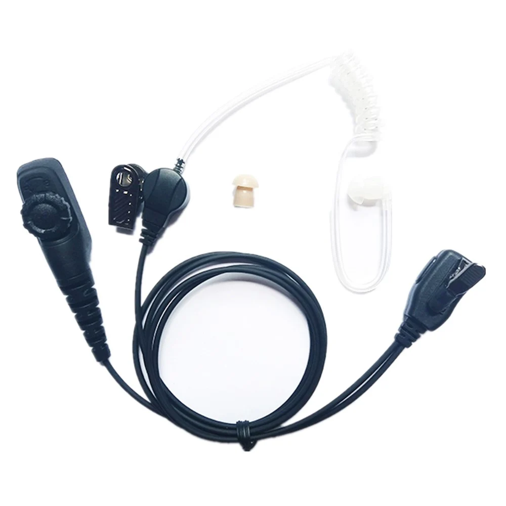 Air Tube Earpiece Headset Earphone Speaker Mic Ptt For Voionair Airbus ...