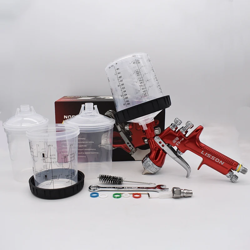 SPRAY GUN GFG pro Professional 1.3mm Gravity Feed free shipping auto ...
