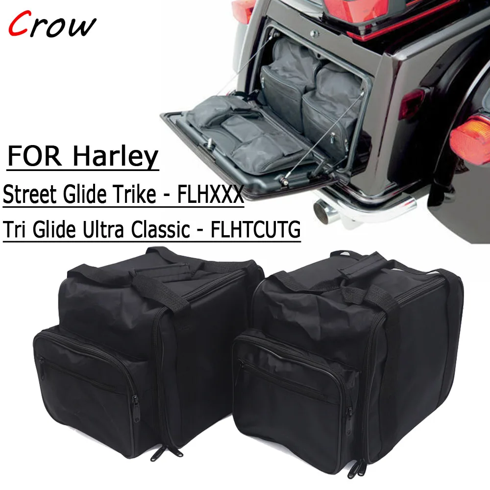 Motorcycle-Saddlebags-Trunk-Liner-Bag-Luggage-Bags-For-Harley-Davidson ...