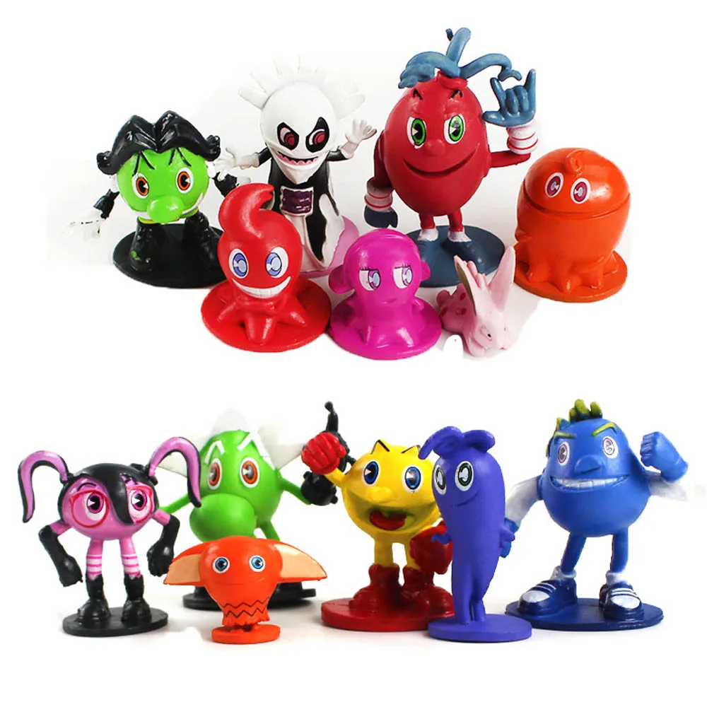 12pcs-lot-Anime-Game-Pac-Man-Figures-Cartoon-Cute-Ghostly-Adventures ...