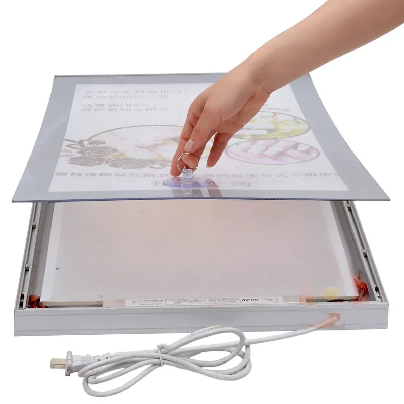 A1 Single Side Aluminum Frame Magnetic Led Light Boxes, LED Backlit ...