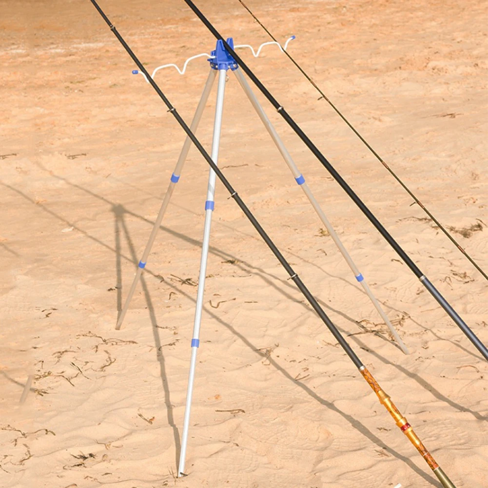 Telescopic-Fishing-Rods-Folding-Stand-Tripod-Aluminum-Alloy-Sea-Fishing ...