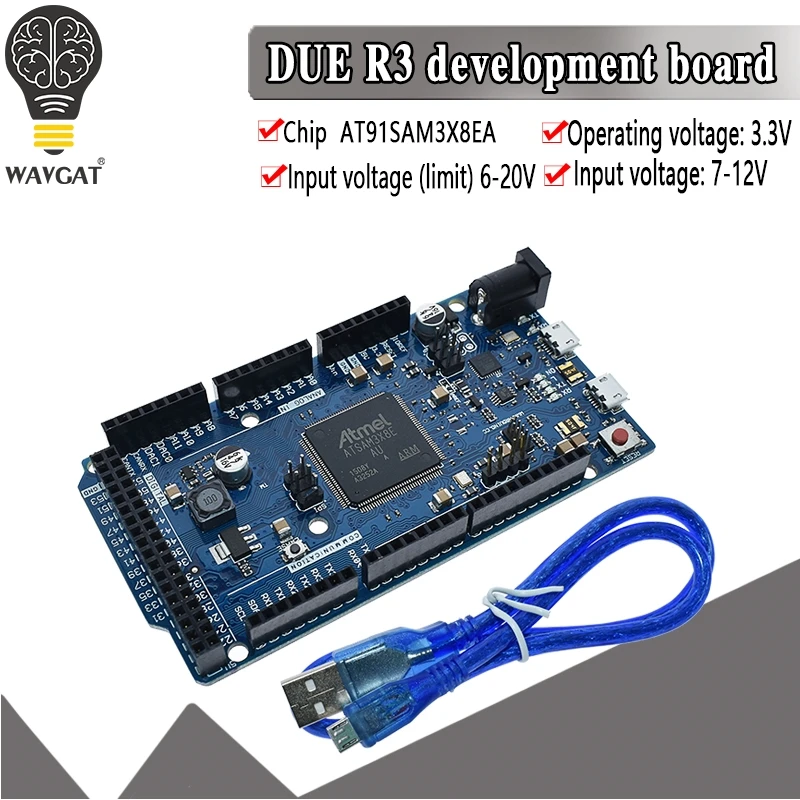 official DUE R3 Board AT91SAM3X8E SAM3X8E 32-bit ARM Cortex-M3 Control ...