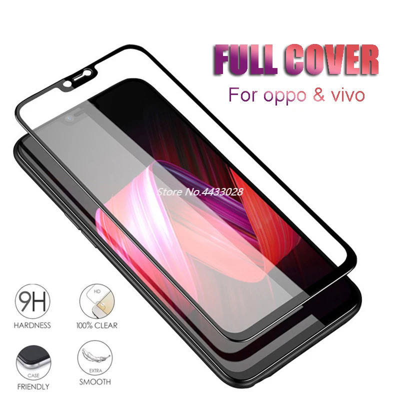 Protector de pantalla de vidrio templado para Oppo F5, F7, F, 5, 7, V9 ...