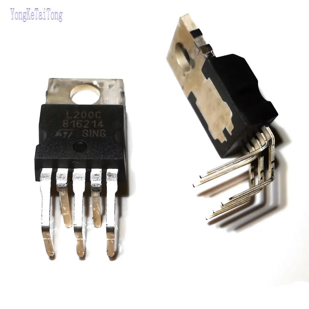 10pcs L200 New Original L200cv L200c Zip5 To220-5 Adjustable Voltage ...