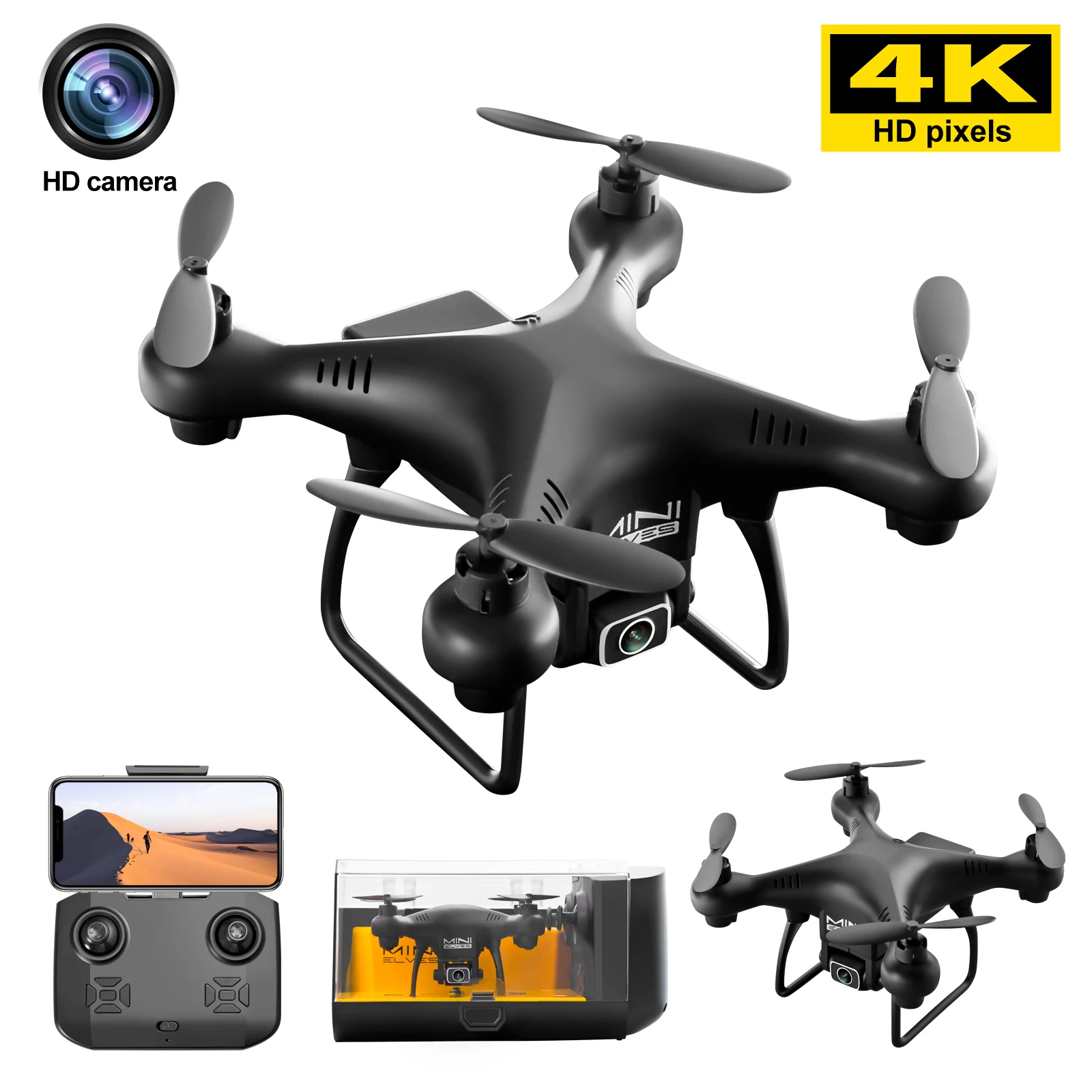 2022ใหม่ KY908 Mini Drone 4K HD กล้อง WiFi FPV Smart Hover One Key ...