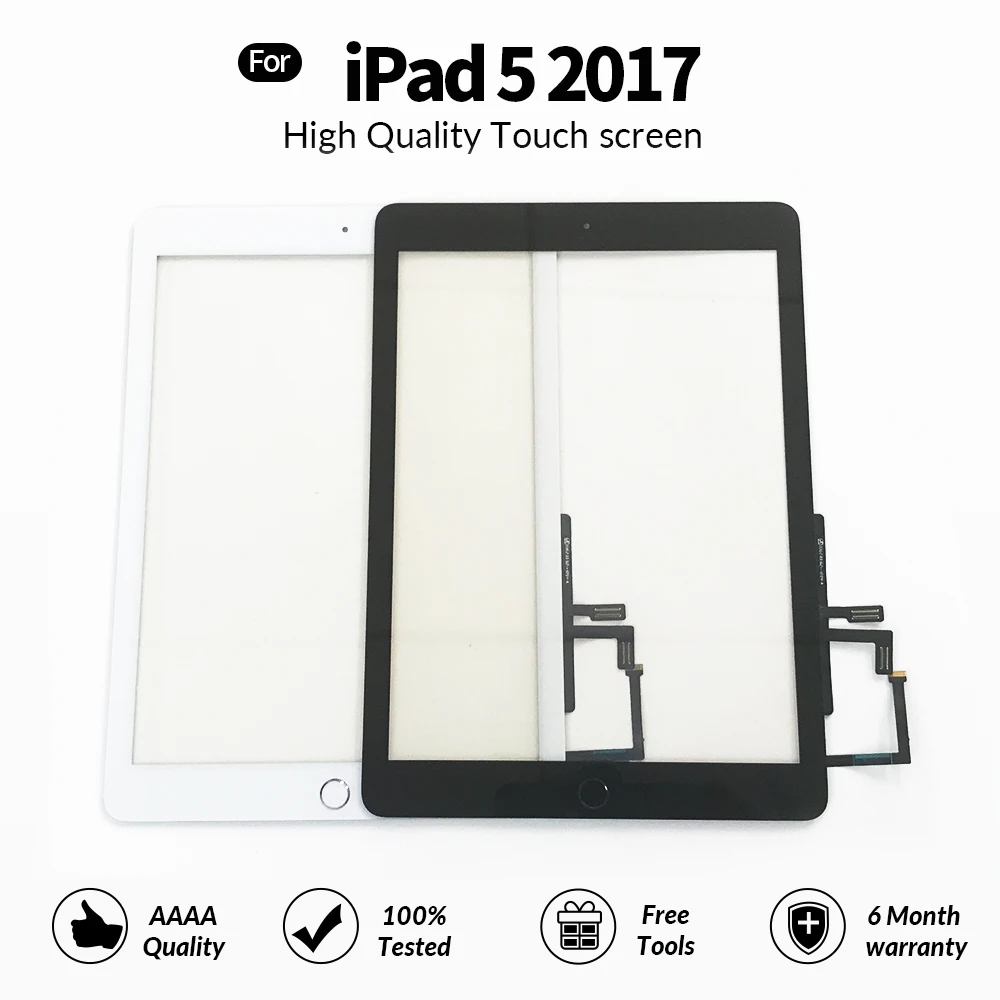 Touch-Screen-For-iPad-5-2017-5th-A1822-A1823-Generation-Glass-Digitizer ...