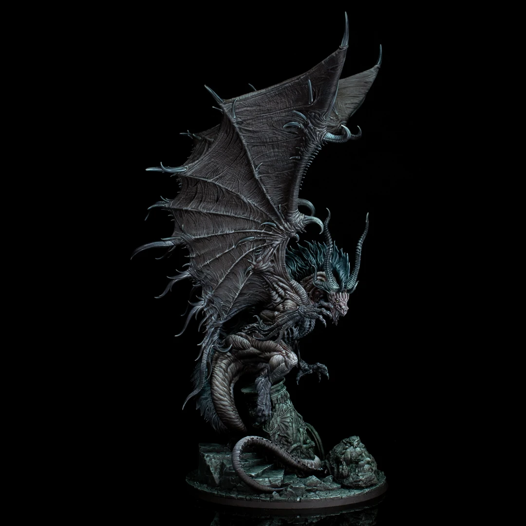 370mm-Necromancer-Dragon-Resin-Figure-model-kits-Unassembled-and ...