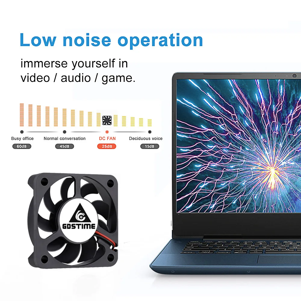 Ventilateur pour boitier,ventilateur de refroidissement 5cm 5010 5v 12v 24V,roulement à billes ...