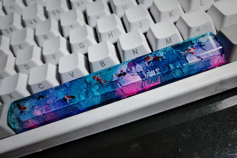 Seabed Landscape SA Profile R4/Esc Resin Artisan Keycap Backlit Key Cap ...