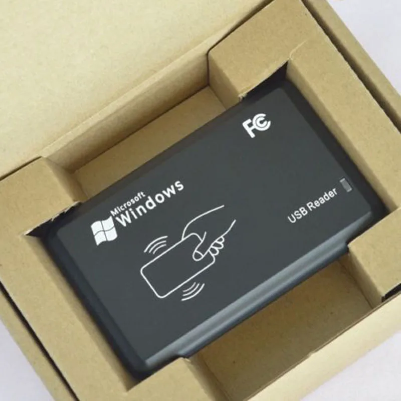 125KHz RFID ID Card Reader & Writer/Copier/Programmer + FREE Rewritable ...