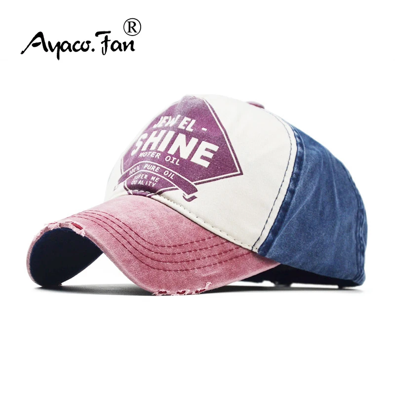 Patchwork-Baseball-Cap-Women-Summer-Denim-Hats-Men-Spring-Printed ...