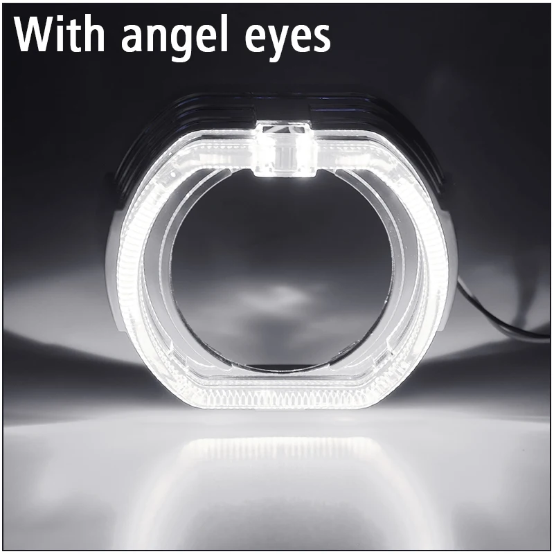 2pack 3.0 Inch Bi-led Projector Shrouds For Lens Car Headlight Retrofit ...