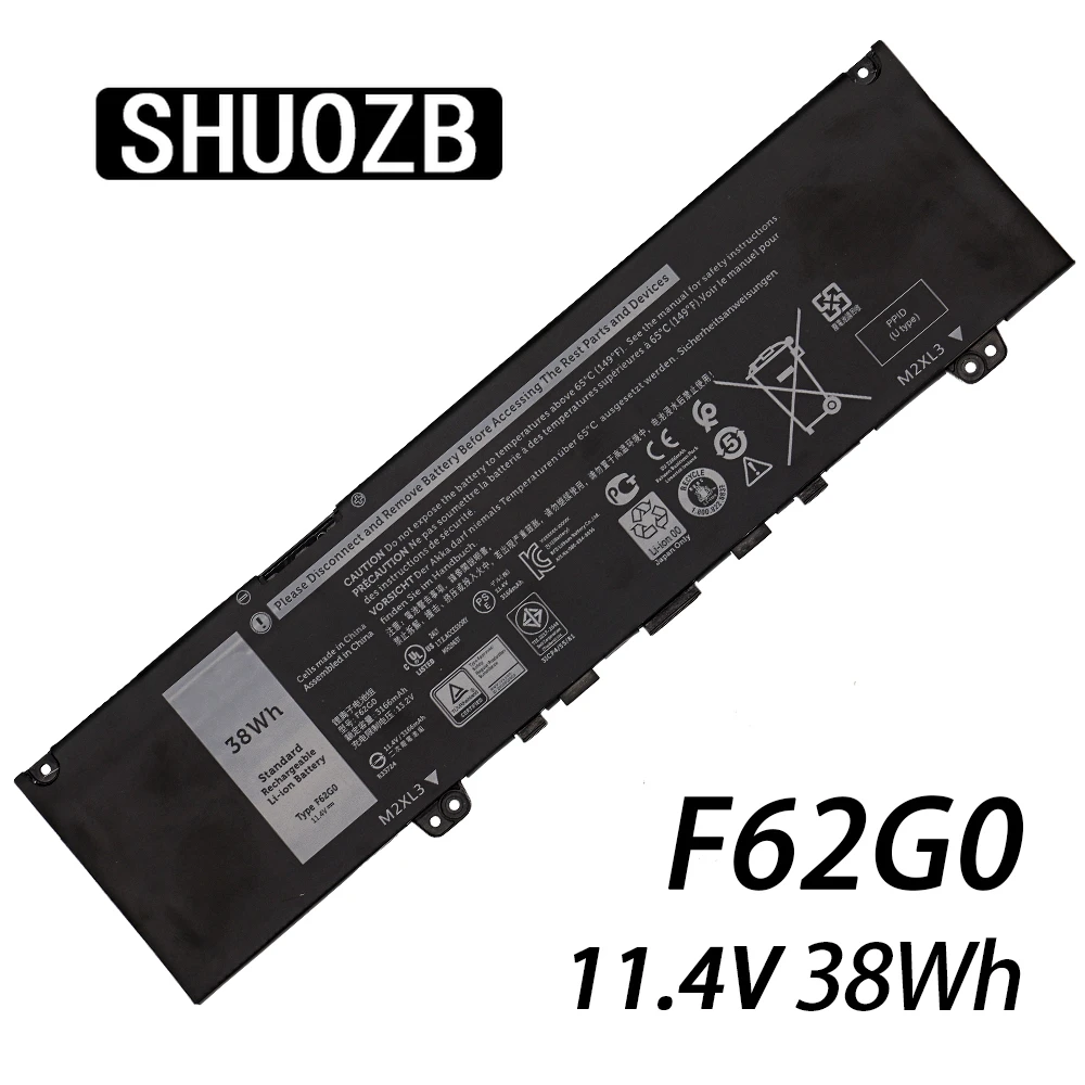F62G0 Laptop Battery For Dell Inspiron 13 7370 7373 7380 7386 Vostro ...