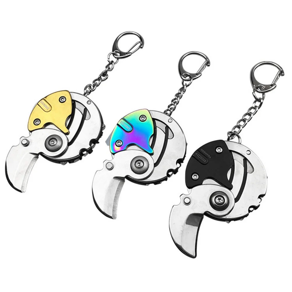 Outdoor Coin Multifunctional Keychain Screwdriver Pocket Mini Gear ...