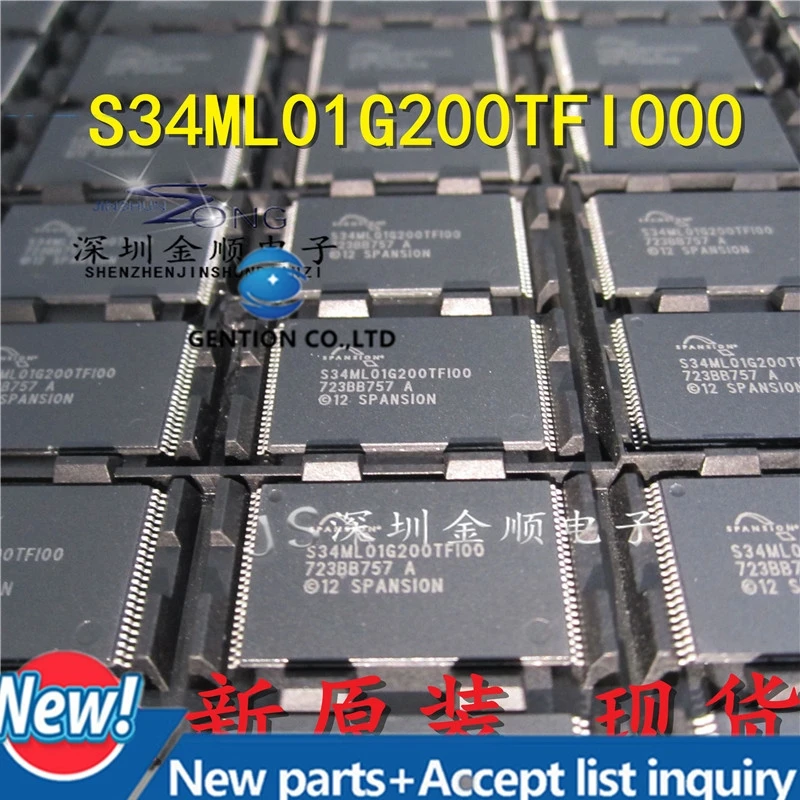 10PCS S34ML01G200TFI000 FLASH memory chip TSOP in stock 100% new and ...
