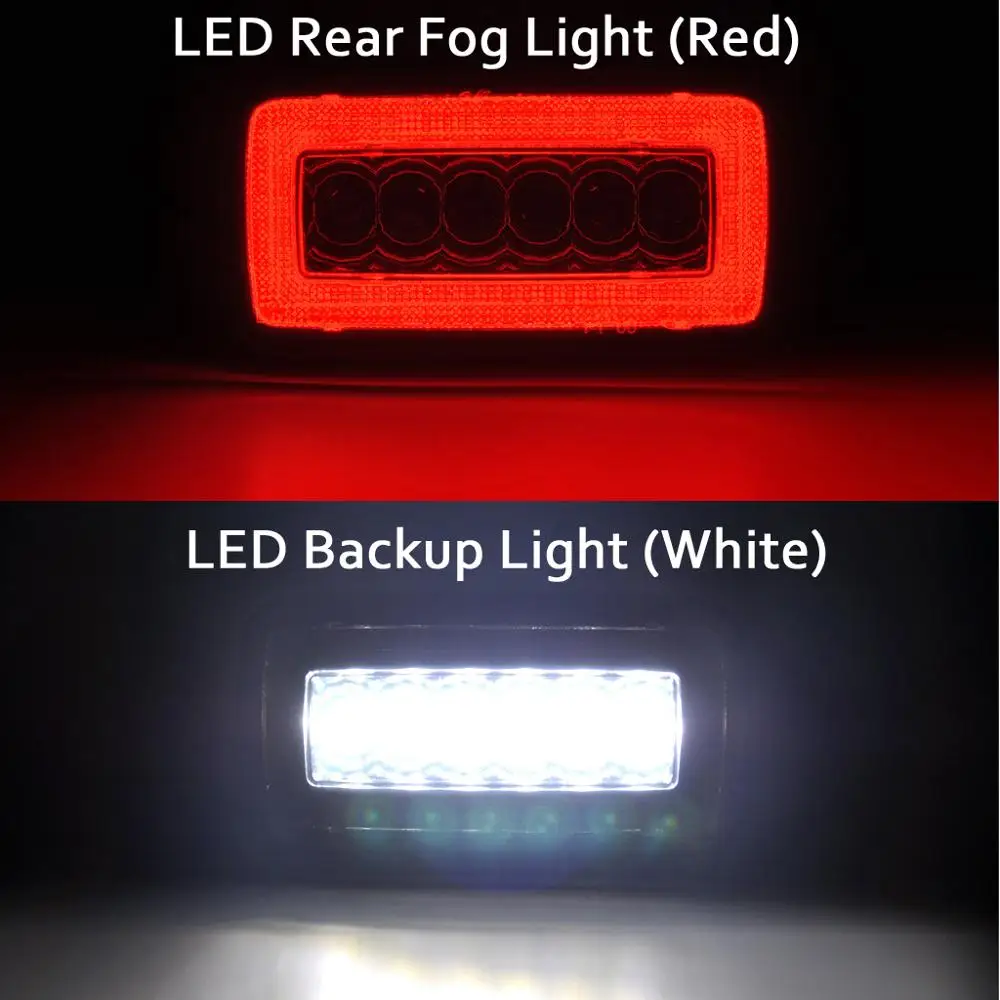 2Pcs For Mercedes Benz G-Class W463 G500 G550 G55 AMG 2-in-1 Car Rear ...