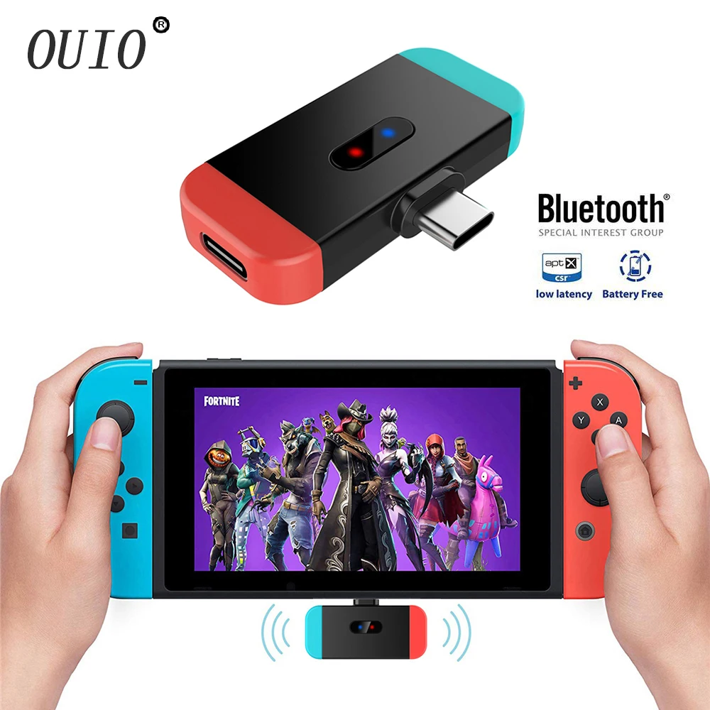 HomeSpot Bluetooth Audio Adapter With USB-C, Built-in Mic, For Nintendo ...