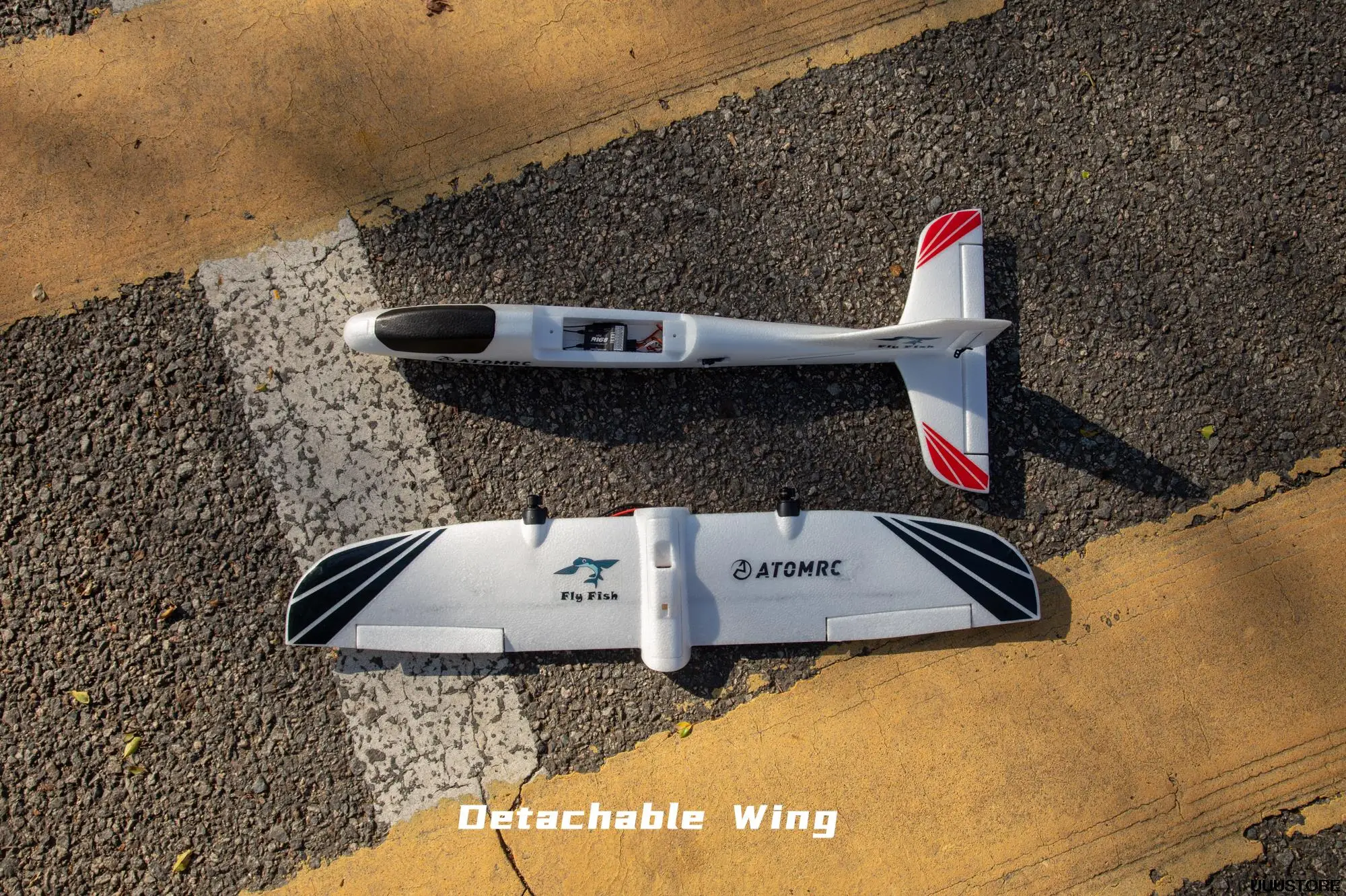 ATOMRC Flying Fish - 650mm Wingspan Fixed Wing Aircraft RC Airplane PN ...