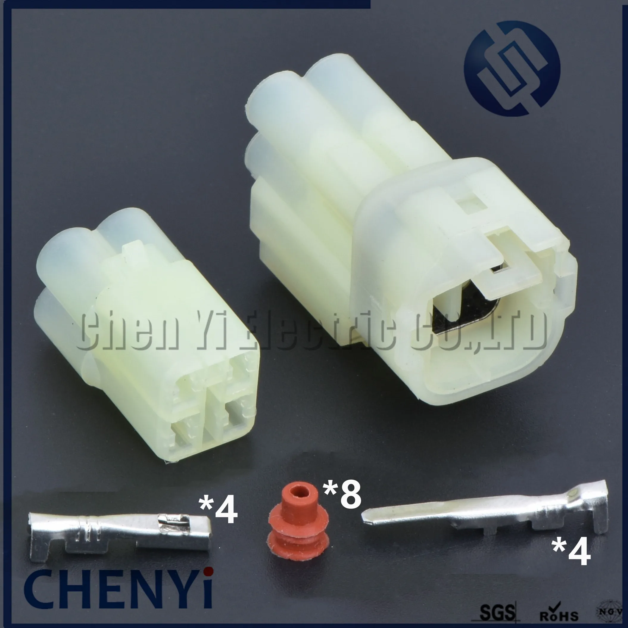 5 Sets 4 Pin way Sumitomo HM .090 Series Waterproof Female or Male Wire Connector 6180-4181 6187 ...