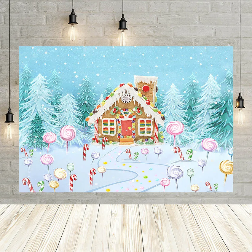 Candy House In Forest