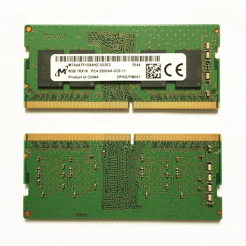 Micron DDR4 8GB 3200MHz laptop ram 8GB 1RX16 PC4-3200AA-SC0-11 ddr4 ...