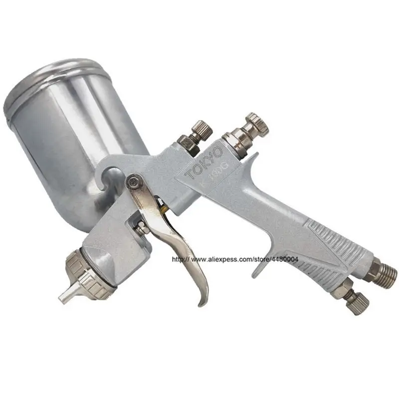 k-100G-spray-gun-1-3mm-Nozzle-400CC-cup-Paint-Gun-Water-Based-Air-Spray ...