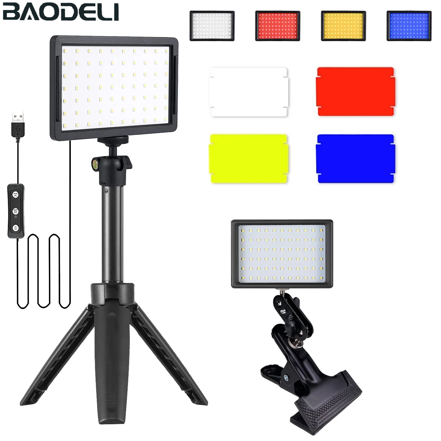 Photography-LED-Video-Light-Panel-Lighting-Photo-Studio-Lamp-Kit-For ...