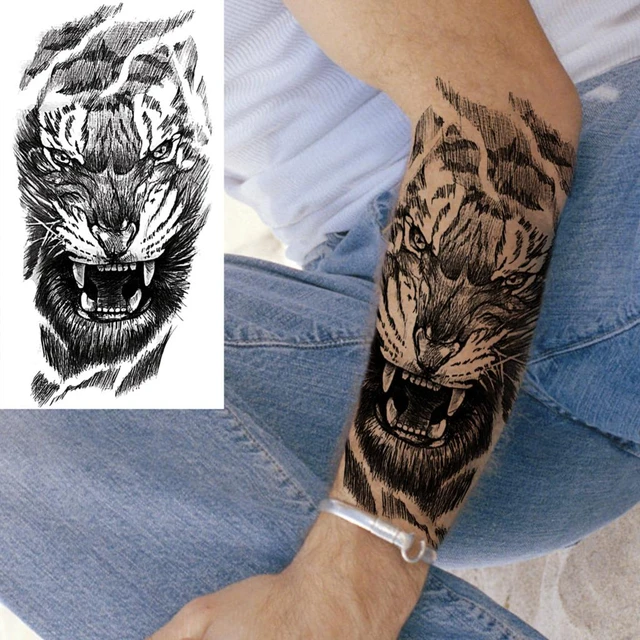 Tiger Tattoo Forearm