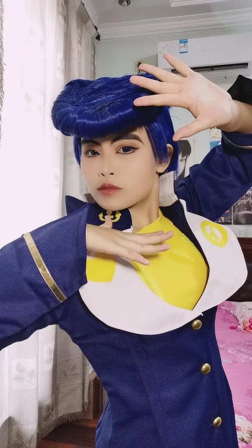 JoJo's Bizarre Adventure Josuke Higashikata Cosplay Costume ...