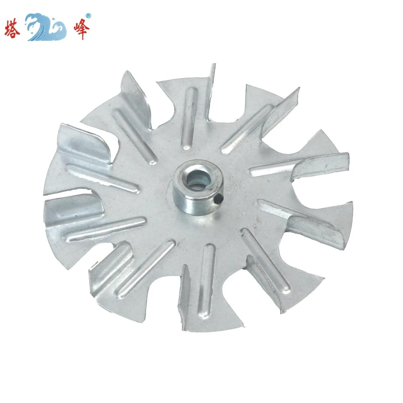 small Axial out air flow 4.3” daimeter iron steel rotor wind wheel ...