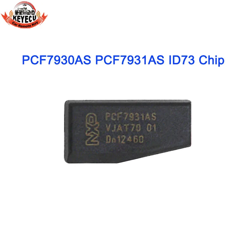 Keyecu Id73 Car Key Chip Pcf7931as / Pcf7930as 73 Auto Transponder Chip ...