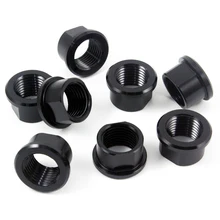 Bicycle Thru Axle Cap M15x1.5mm Bike Hubs Tube Shaft Skewers Nut 1.5mm ...