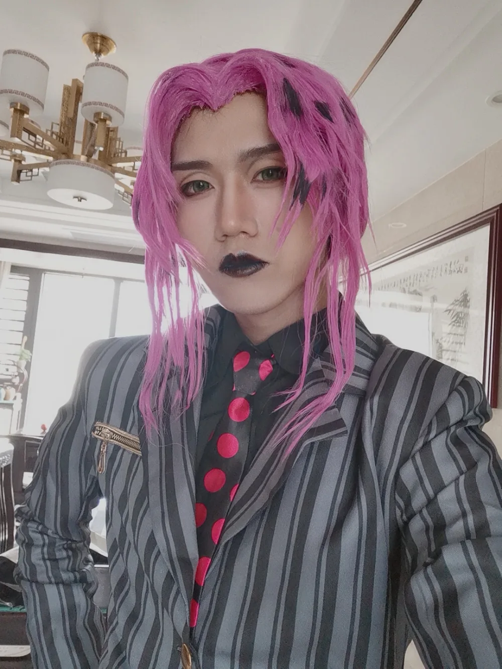 Anime JoJo's Bizarre Adventure 5 Diavolo Cosplay Costume - AllCosplay.com