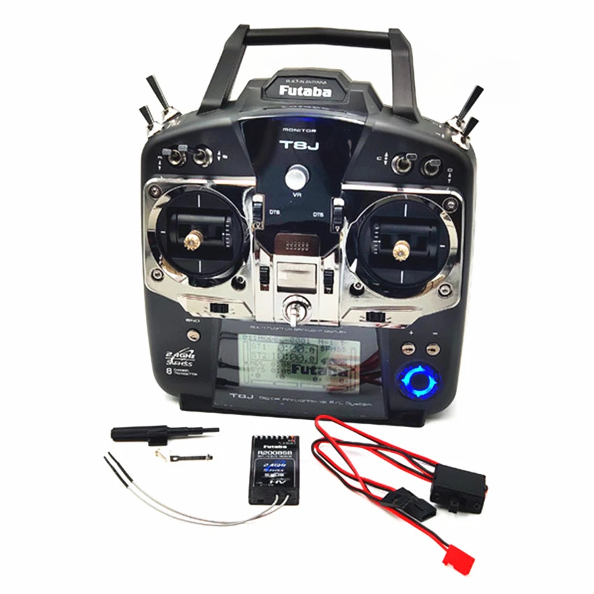 Futaba T8J 2.4GHz 8 Channels S Fhss S.Bus Remote Control With R2008SB ...