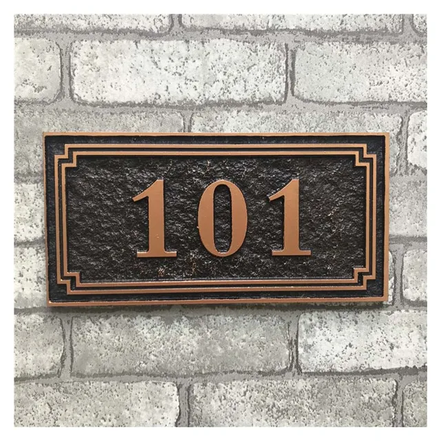 Collection Plaque Numéro Maison Décorative à Personnaliser