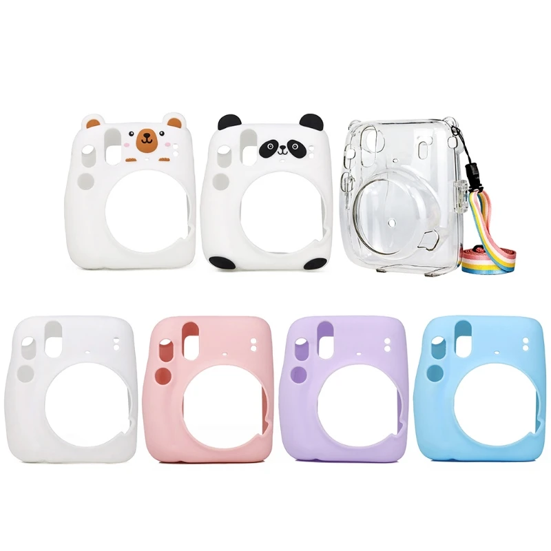 For Instax Mini 11 Camera Case Soft Silicone Protective Cover Scratch ...