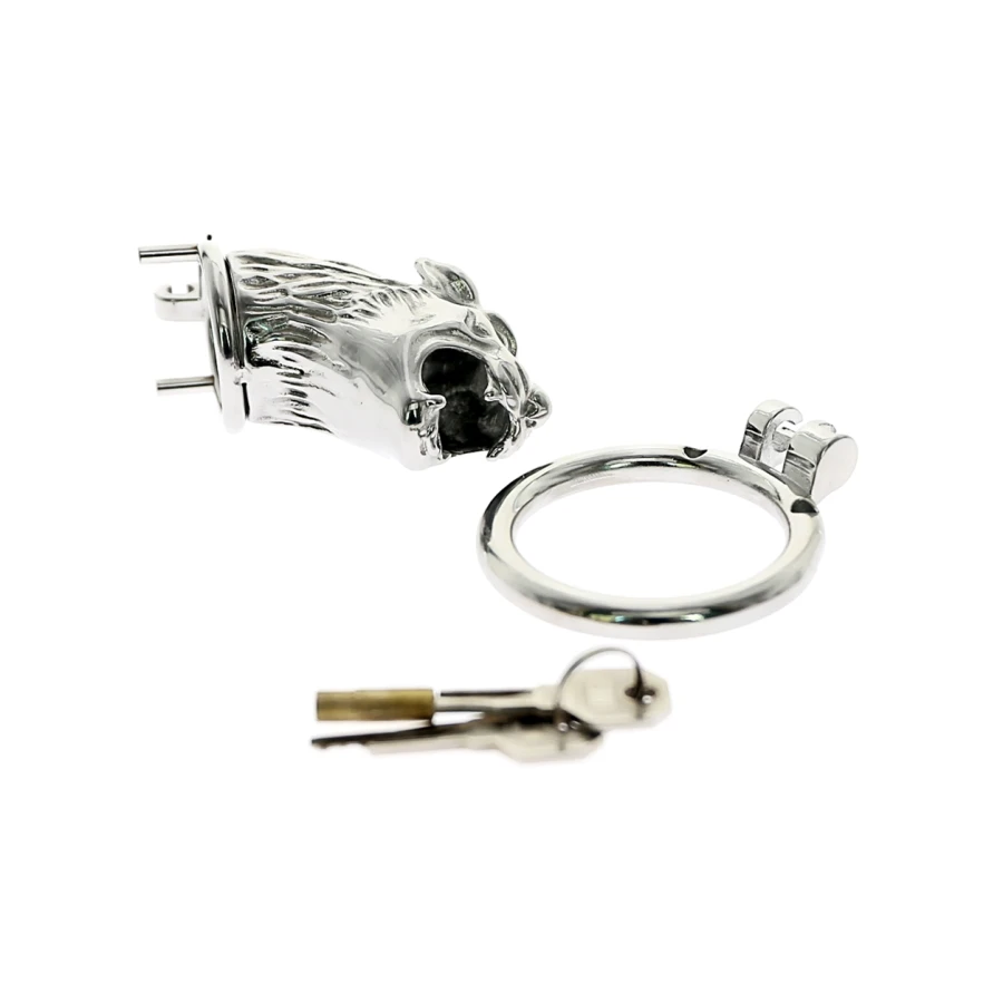 Goonbate Lion Head Chastity Device - Puppy Play Expert
