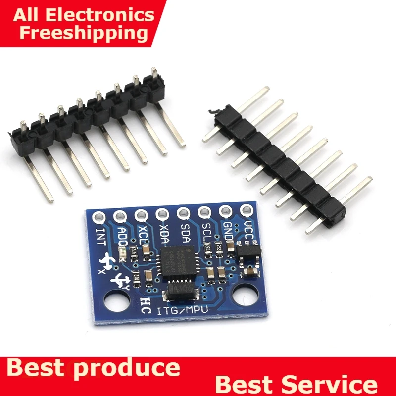 GY-521 MPU-6050 MPU6050 Module 3 Axis analog gyro sensors+ 3 Axis ...