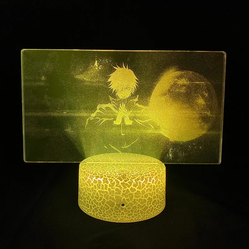 3d Picture Lamp Anime Jujutsu Kaisen Gojo Satoru Figure Led Night Light ...