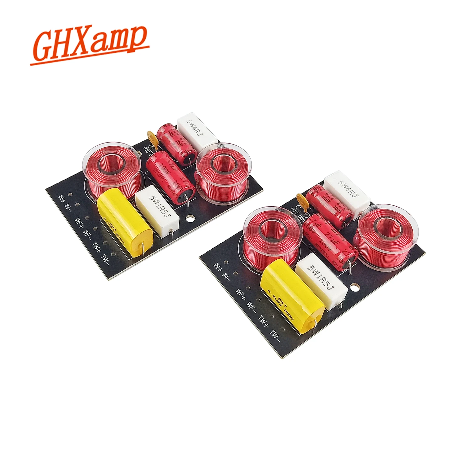 GHXAMP 2 Way Tweeter Bass Speaker Crossover 30W 3.0KHz Two way divider ...