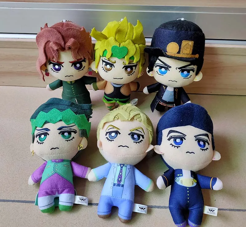 Jojoss-Bizarre-Adventure-Tomoni-Plush-Doll-Jotaro-Kujo-DioRohan-Kishibe ...