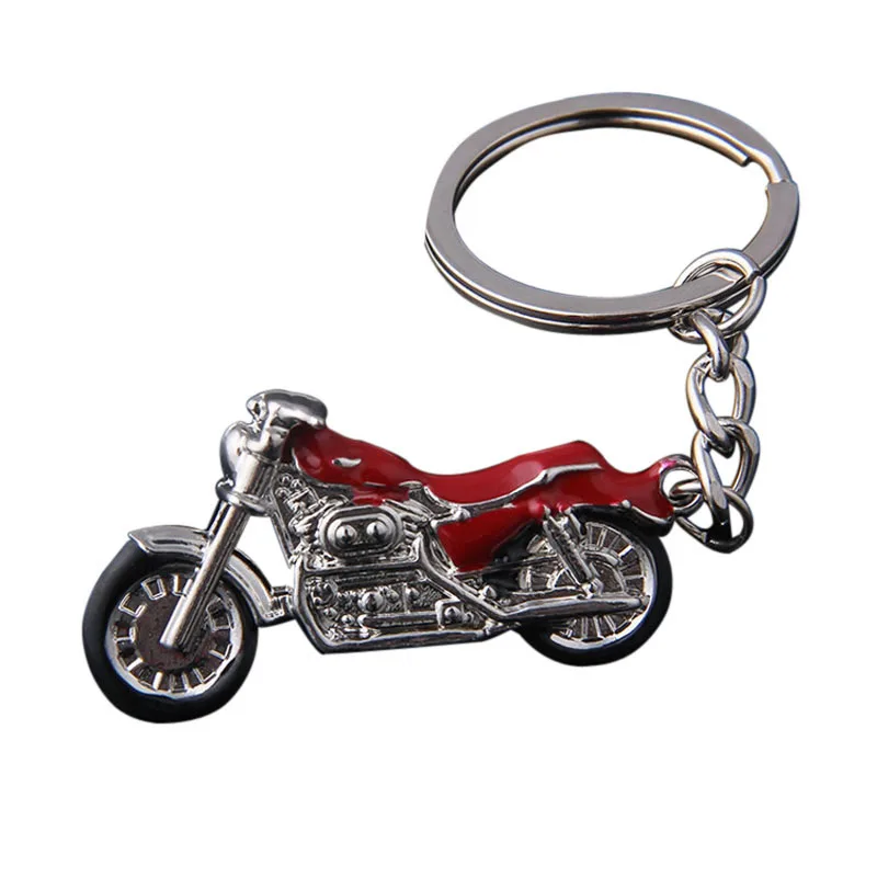 New Motorcycle Key Chain Charm Metal Keychain Men Women Car Key Ring 4 ...