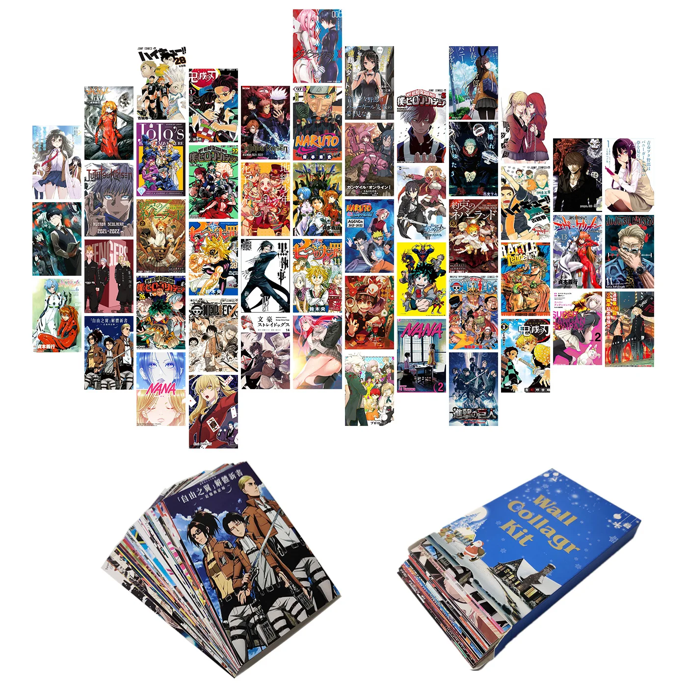 50-Pcs-Anime-Manga-Panel-Aesthetic-for-Wall-Collage-Kit-Colorful-DIY ...