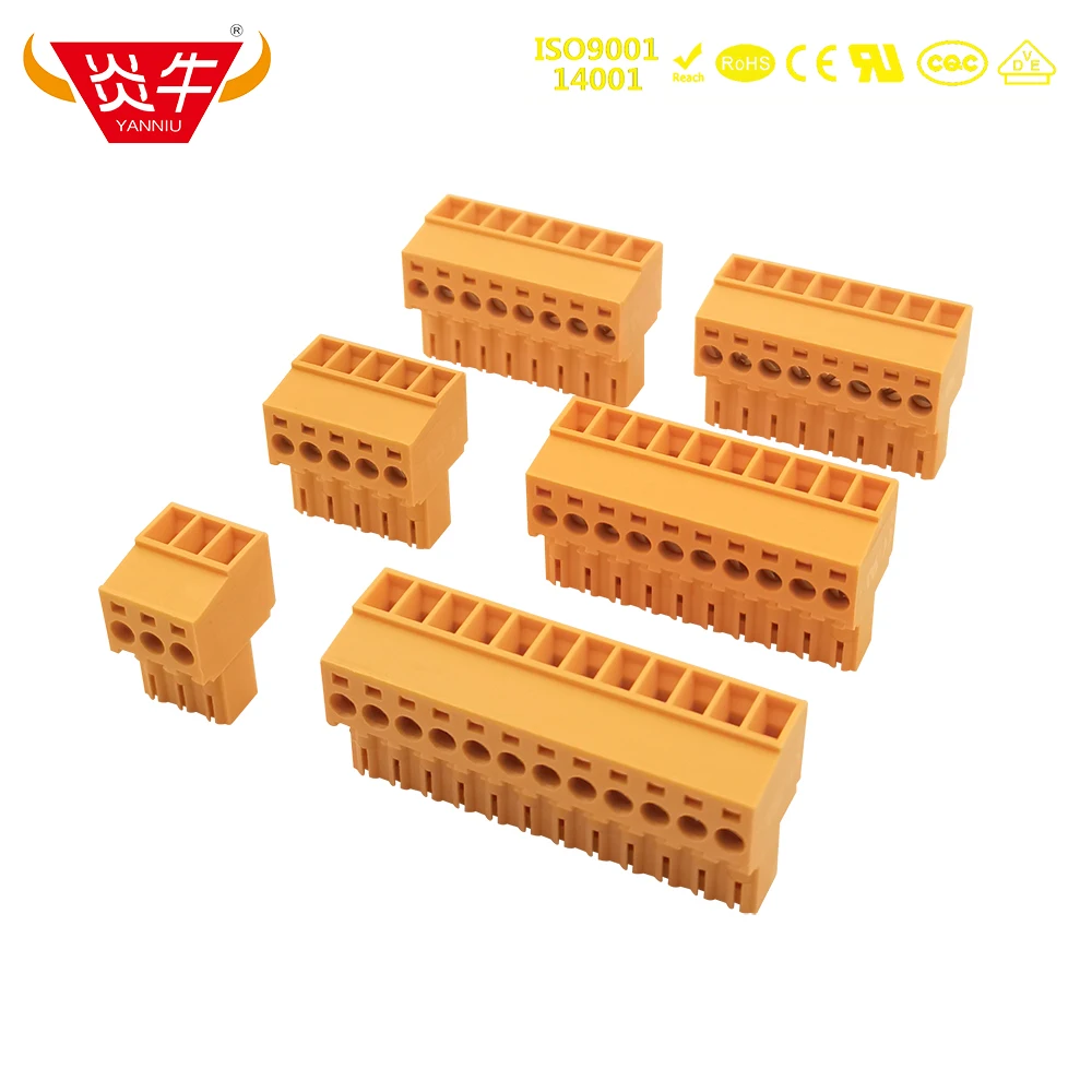 WEIDMULLER-3-5mm-BL-3-50-KF2EDGKJ-3-5-2P-12P-ORANGE-PCB-CONNECTOR-PLUG ...